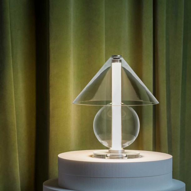 Fragile glass table lamp - Lampefeber